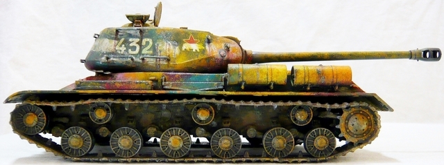 ソビエト連邦 重戦車 JS-2 スターリン: 戦車 Battle Tank weathering model Art